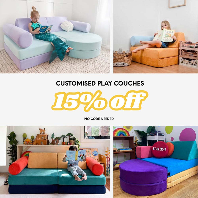 Customisable Australian-Made Kids Play Couch | Funsquare