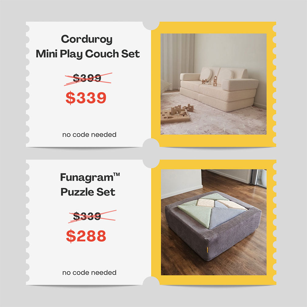Customisable Australian-Made Kids Play Couch | Funsquare